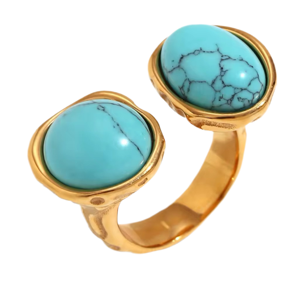 Turquoise Stone Ring – Thirty One Online